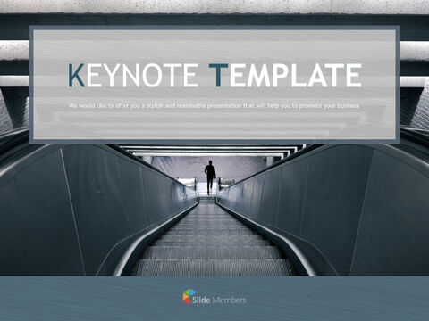 Free Keynote Backgrounds - escalator