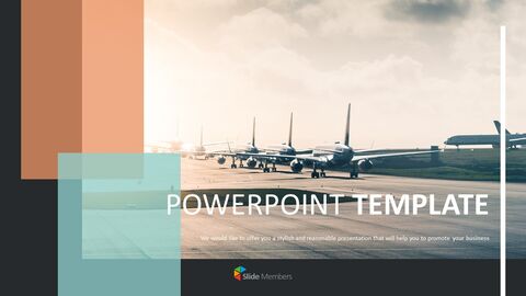 Free PPT - A Plane Taking Off
