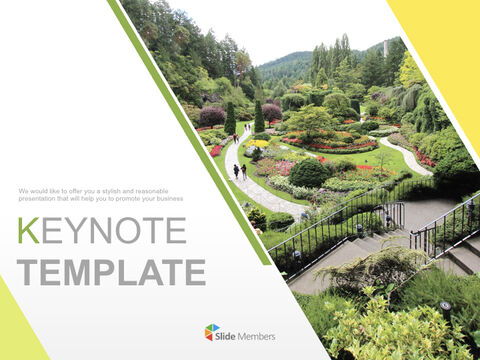 Garden Landscaping - Keynote Template Free Download