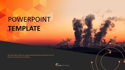 La contaminación del aire - Plantillas PowerPoint Gratis