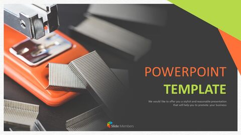 Free Powerpoint Sample - Stapler|Templates|Slides