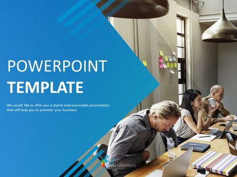 Free PPT Design - Morning Business Meeting