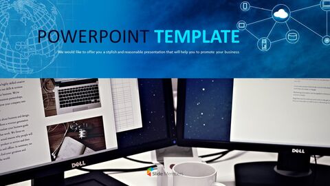 Free PPT Templates - Dual Monitor