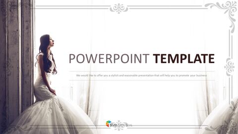 Nice Wedding dress - PPT Design Free Download