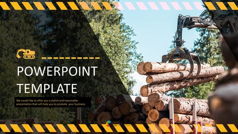 PowerPoint Template Free - Logging