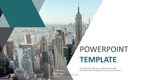 PPT Design Free - Contemporary Urban Landscape