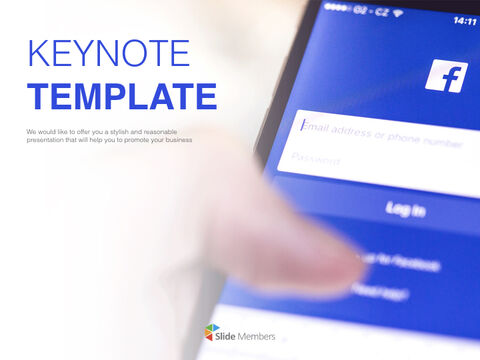 Facebook - Free Presentation Template