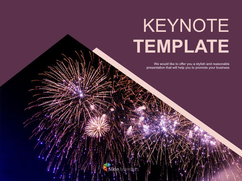 Free Keynote - Fancy Firework|Slides