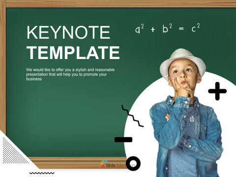 Free Keynote Template - Basic Mathematics