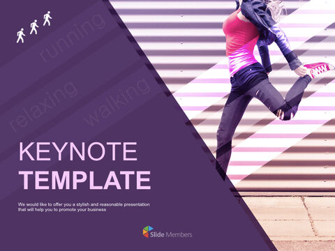 Relaxed Walking - Free Presentation Template