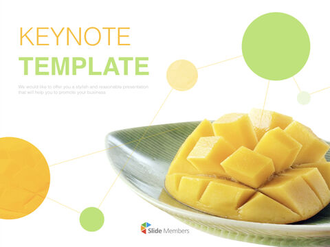 Slices of Mango - Free Images for Presentations|Keynote|Slides