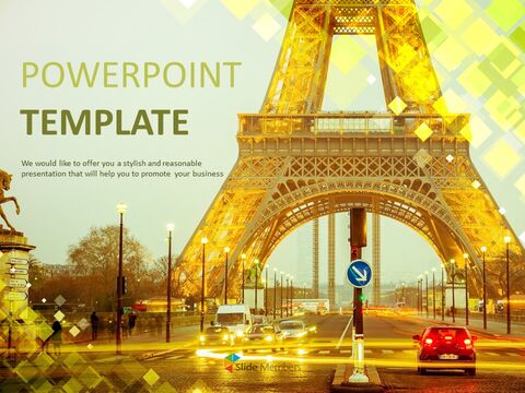 Free Google Slides Template - The Eiffel Tower