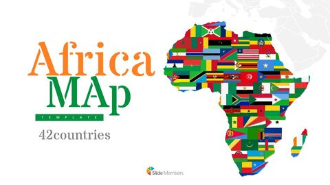 Africa Map (42countries) Google Slides Presentation