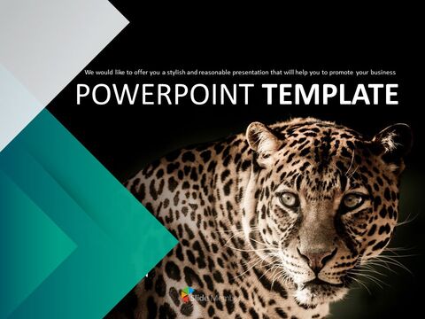 leopard print powerpoint template