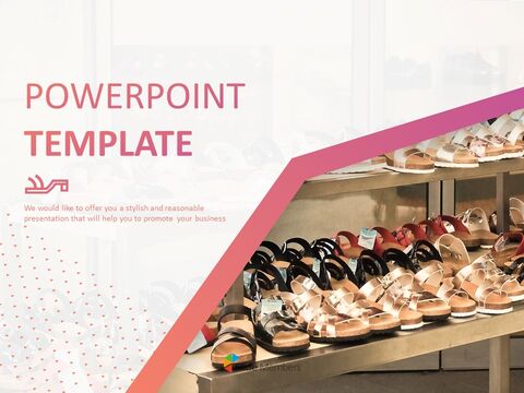Free Business Google Slides Templates - Sandal Shop