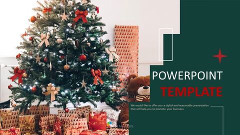 Free Google Slides Template - Christmas Tree