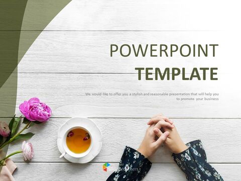 Relaxing Tea Time - Free Google Slides Backgrounds