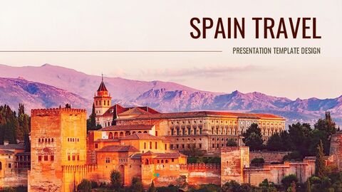 Spain Travel Google Presentation Slides