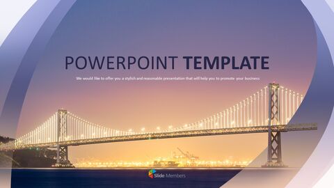 The Lights on a Bridge - Free Google Slides Backgrounds