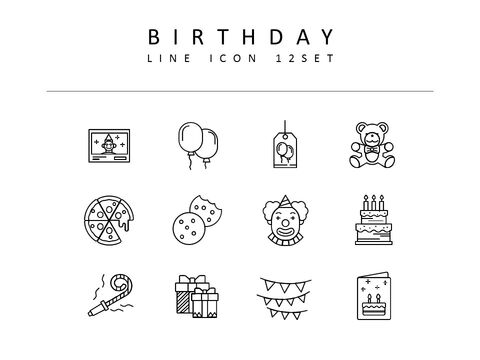 Birthday Icon Resources for Designers