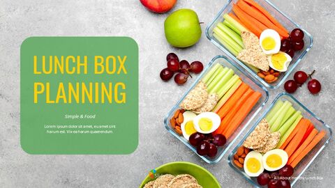 Easy tips for lunch box planning Easy Google Slides Template