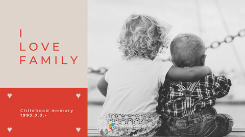 I Love Family Presentation PowerPoint Templates Design
