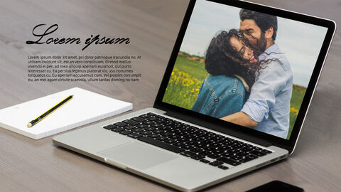 Laptop Mockup PPT Templates Design