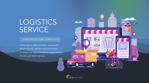 Logistics Service Simple Keynote Template