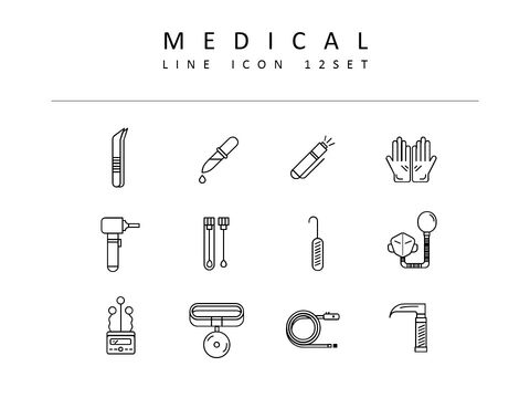 Medical Instruments Icon Resources for Designers