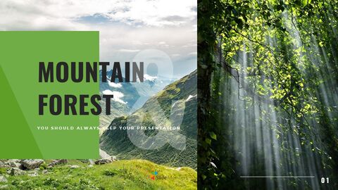 Mountain & Forest Simple Google Templates
