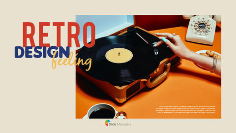 Retro Design PowerPoint deck Design