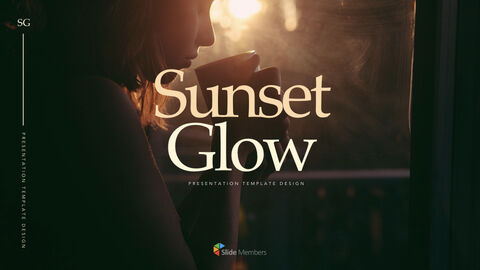 Sunset Glow Keynote PowerPoint|Lifestyle