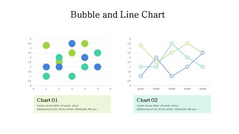 Bubble and Line Mix Chart
