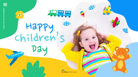 Feliz Día del Niño Plantillas PPT simples