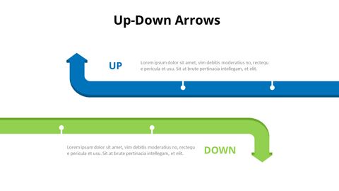 Opposing Arrows Comparison Diagram
