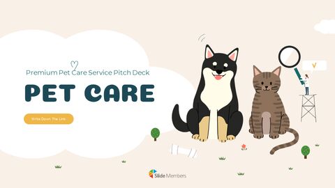Premium Pet Care Service Marketing Presentation PPT