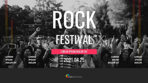 Rock Festival Google Slides Presentation|Culture