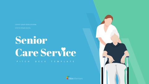 Senior Care Pitch Deck Template PowerPoint Presentation Templates
