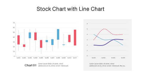 Stock and Line Mix Chart