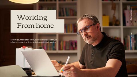 Working from home Simple Google Templates