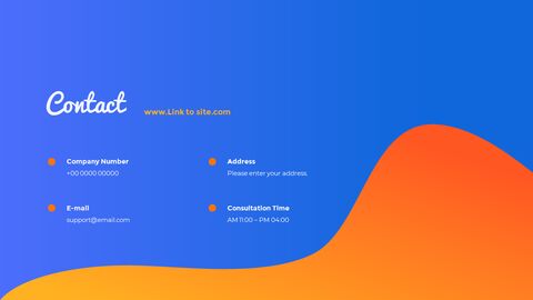 Contact PPT Slide|Us|Single