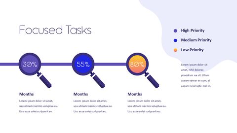 Focused Tasks Slide|Vision, Mission|Single