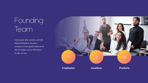 Founding Team Slide Deck Template|Our|Single