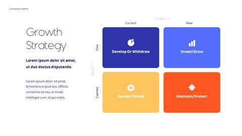 Growth Strategy Template Layout|Single Slides