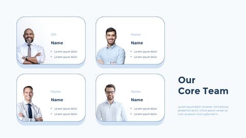 Our Core Team Single Slide