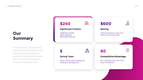 Our Summary Template Page|Overview|Single Slides