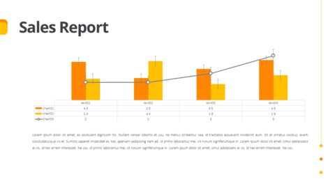 Sales Report PPT Design