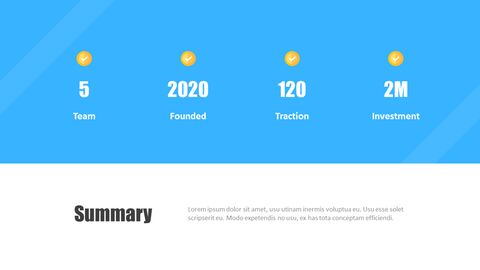 Free PowerPoint Template to Summarize Key Points in a Clean Slide Layout