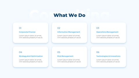 What We Do PPT Design