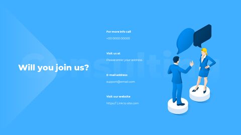 Will you join us? Page Template